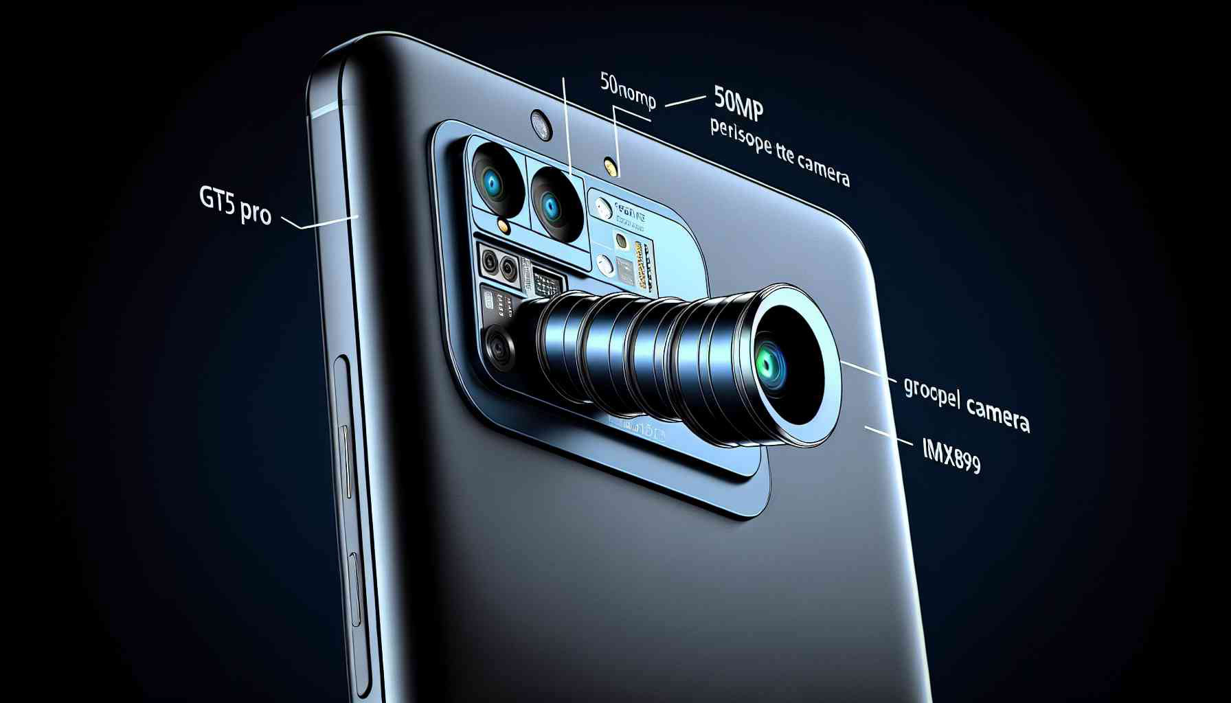 هاتف Realme GT5 Pro سيأتي بكاميرا بيريكسوب بمستشعر Sony IMX890 وبدقة 50MP - حارة الموبايلات